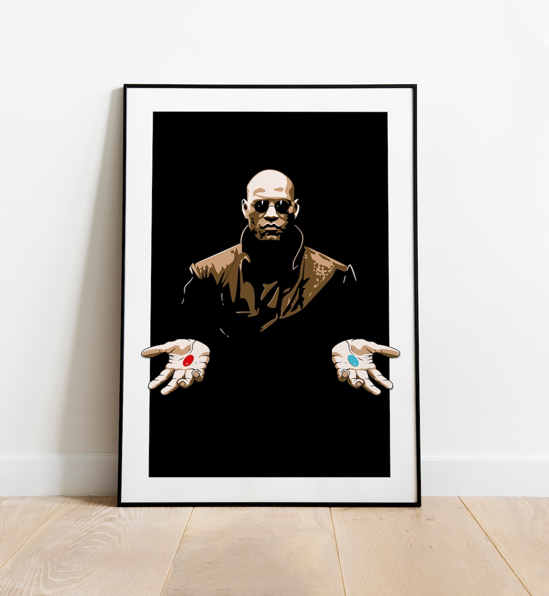 The Matrix Morpheus Print: Minimalist Wall Art (digital Download) - Etsy