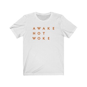 Awake Not Woke, Conservative Women's Tee, Anti-woke Shirt, Stay Woke ...