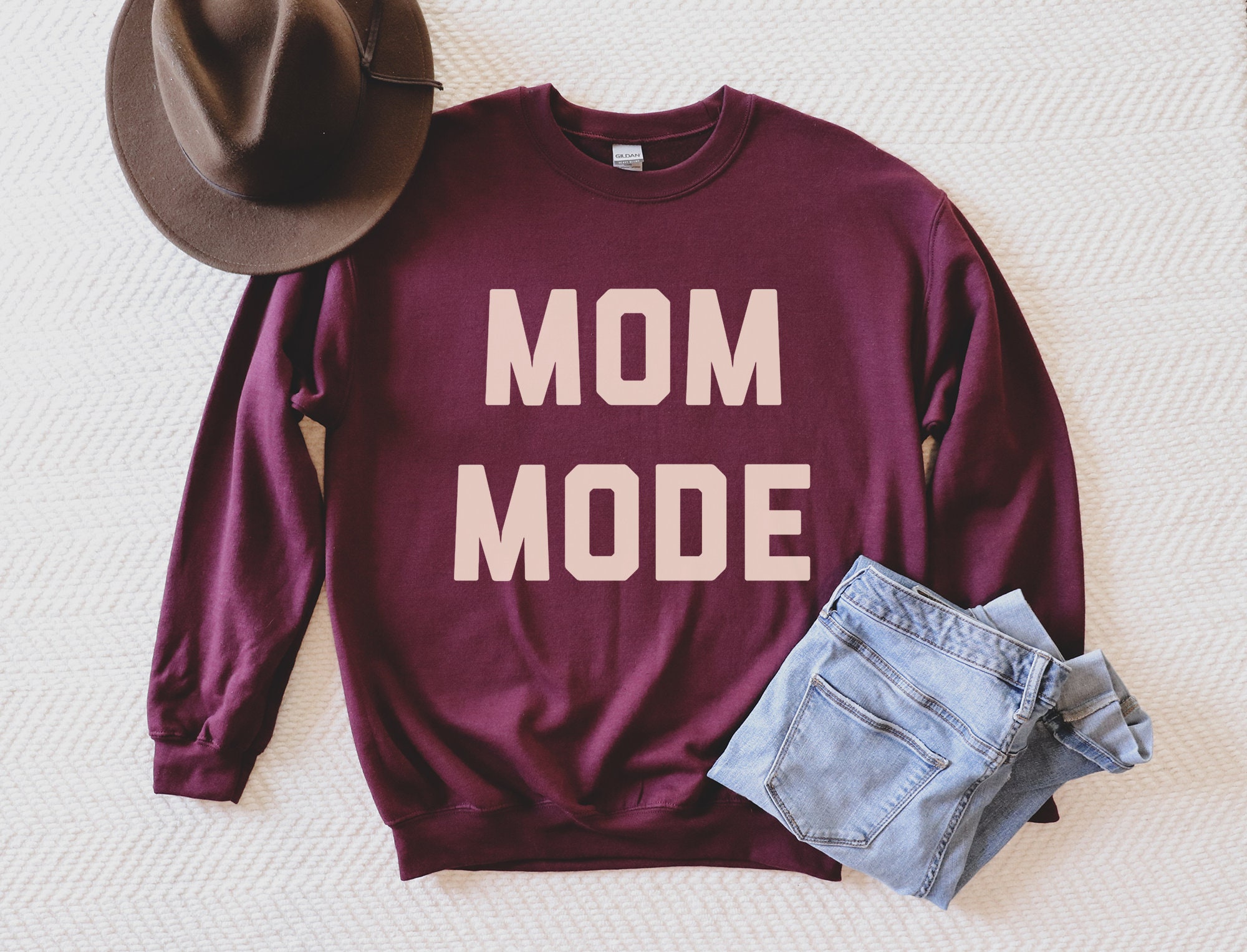 Mom Mode Shirt Mom Mode Sweatshirt Cozy Comfy Womens - Etsy