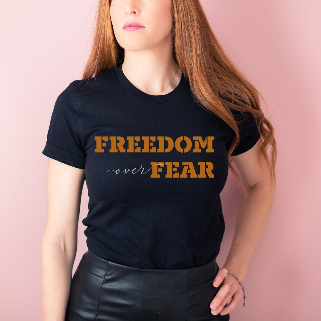 Freedom Over Fear, American Patriot, 1776 Shirt, Republican Gift ...