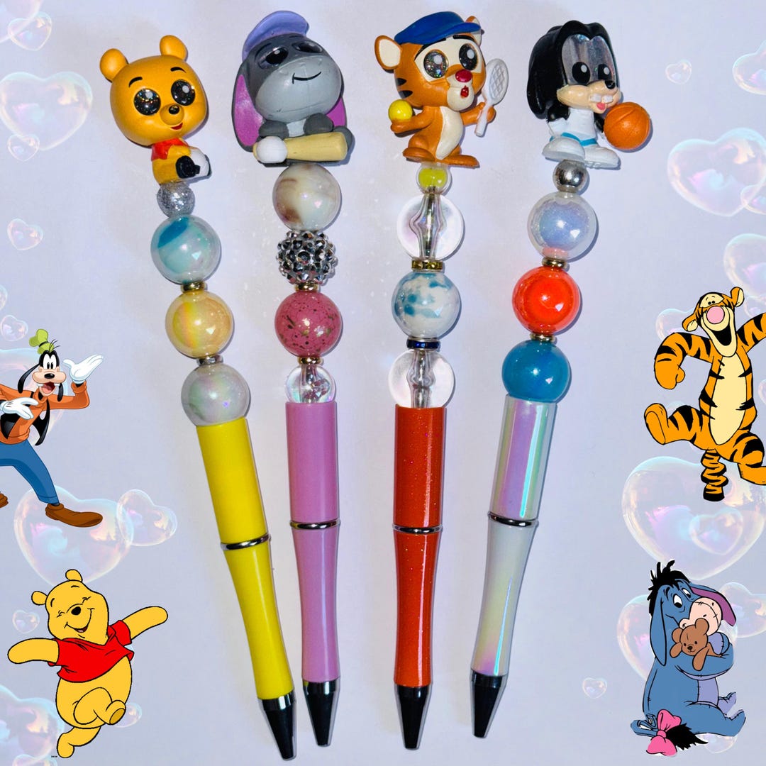 Beaded Character Pens - Etsy
