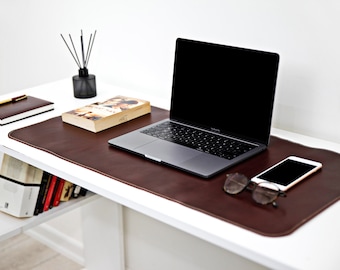 Leather Desk Pad | Etsy