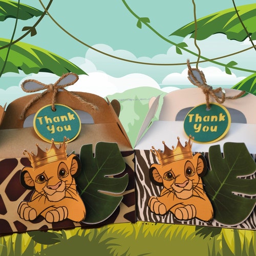 Lion King Gable Box / Lion King / Lion King Favor Box / Lion - Etsy Canada