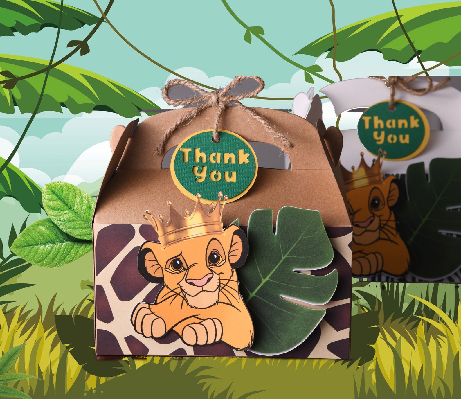 Lion King Inspired Party Favor Box - Etsy