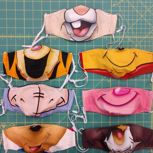 Irresistible Winnie the Pooh Face Mask Comfortable Face Mask | Etsy