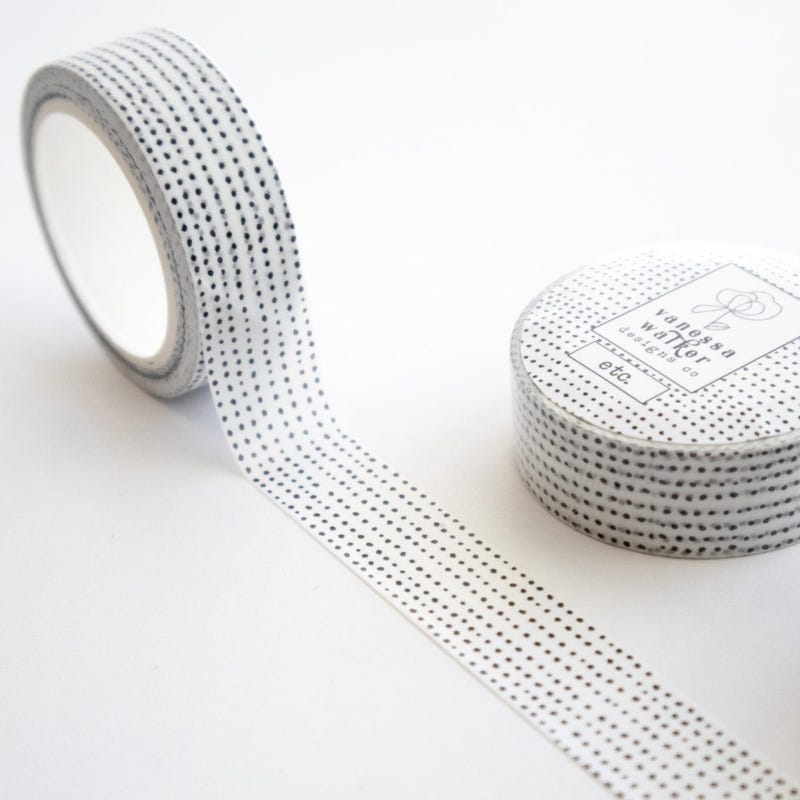 Black Washi Tape - Etsy