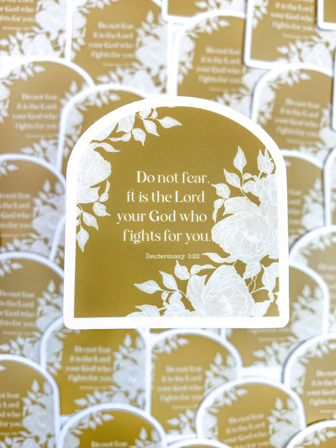 The Lord Fights for You Vinyl Sticker Waterproof Laptop Water Bottle ...