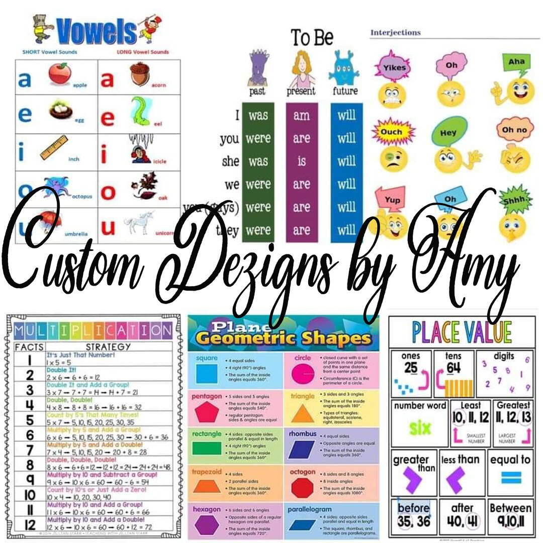 Math/english Learning Pillow Jpg - Etsy