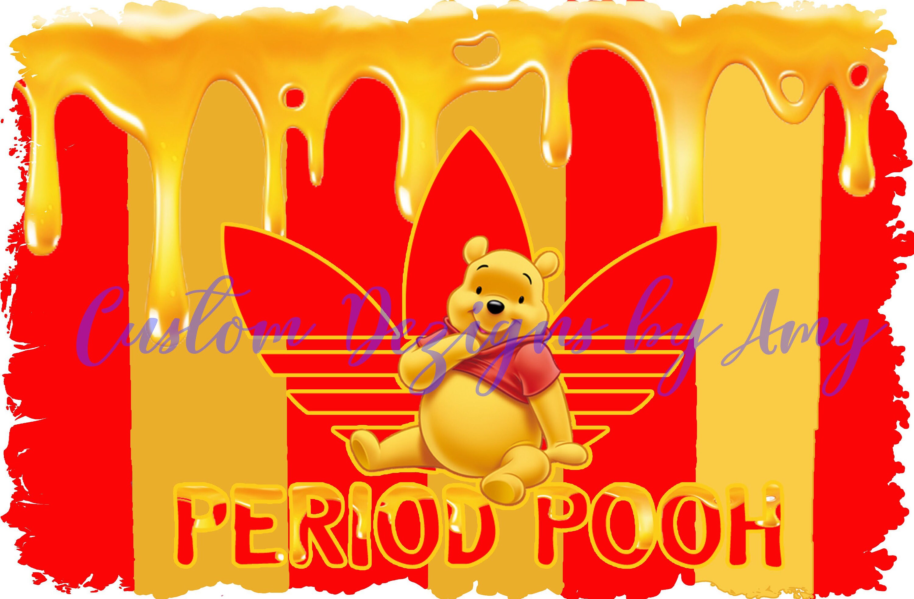 Period Pooh PNG | Etsy