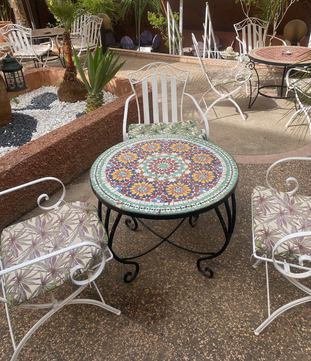 Garden Tabel - Table Mosaic - Moroccan Tabel Mosaic - Mosaic Coffee ...