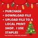 Christmas Themed Digital Coloring Poster for Kids, Printable Christmas ...