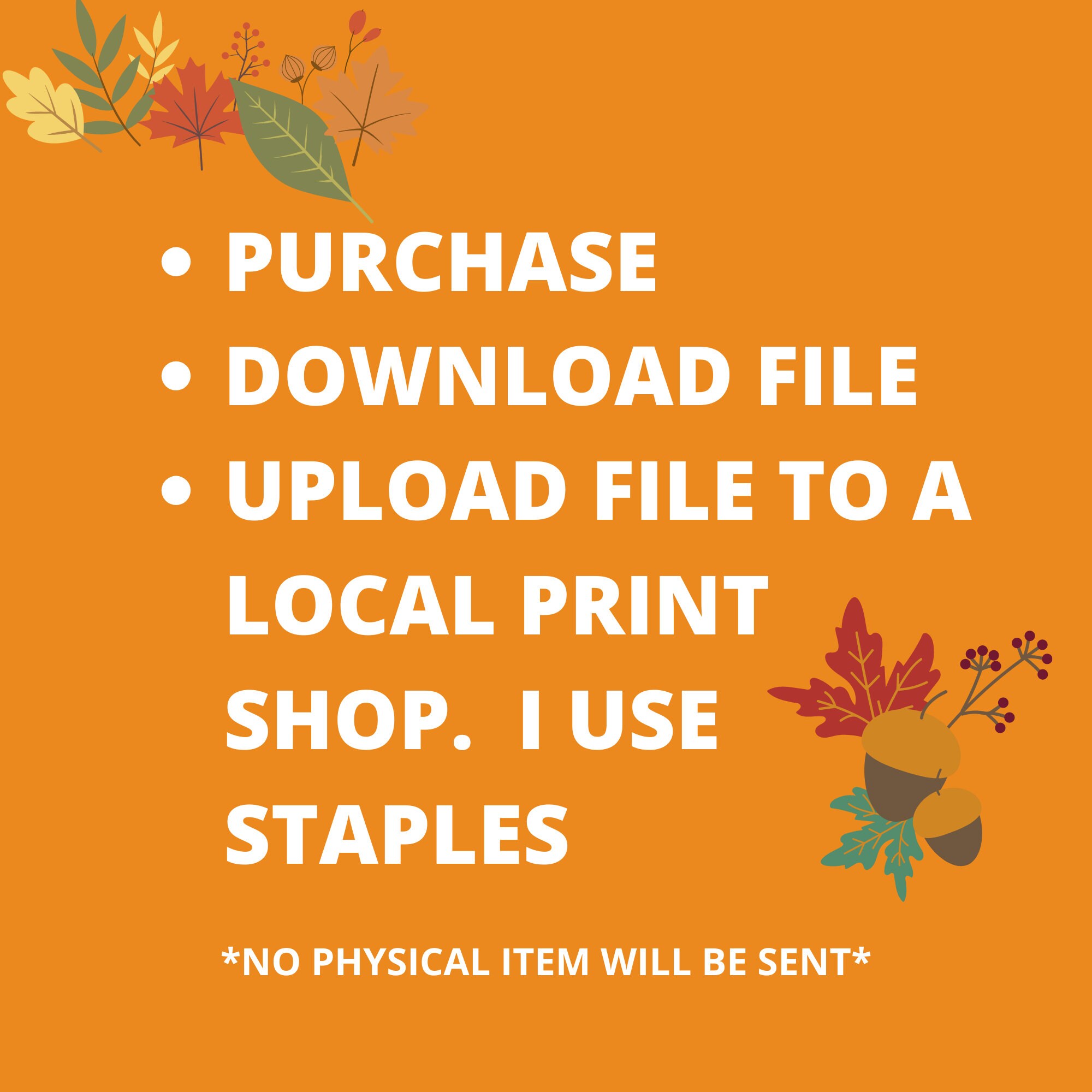 Fall Themed Digital Coloring Poster for Kids, Printable Fall Coloring ...