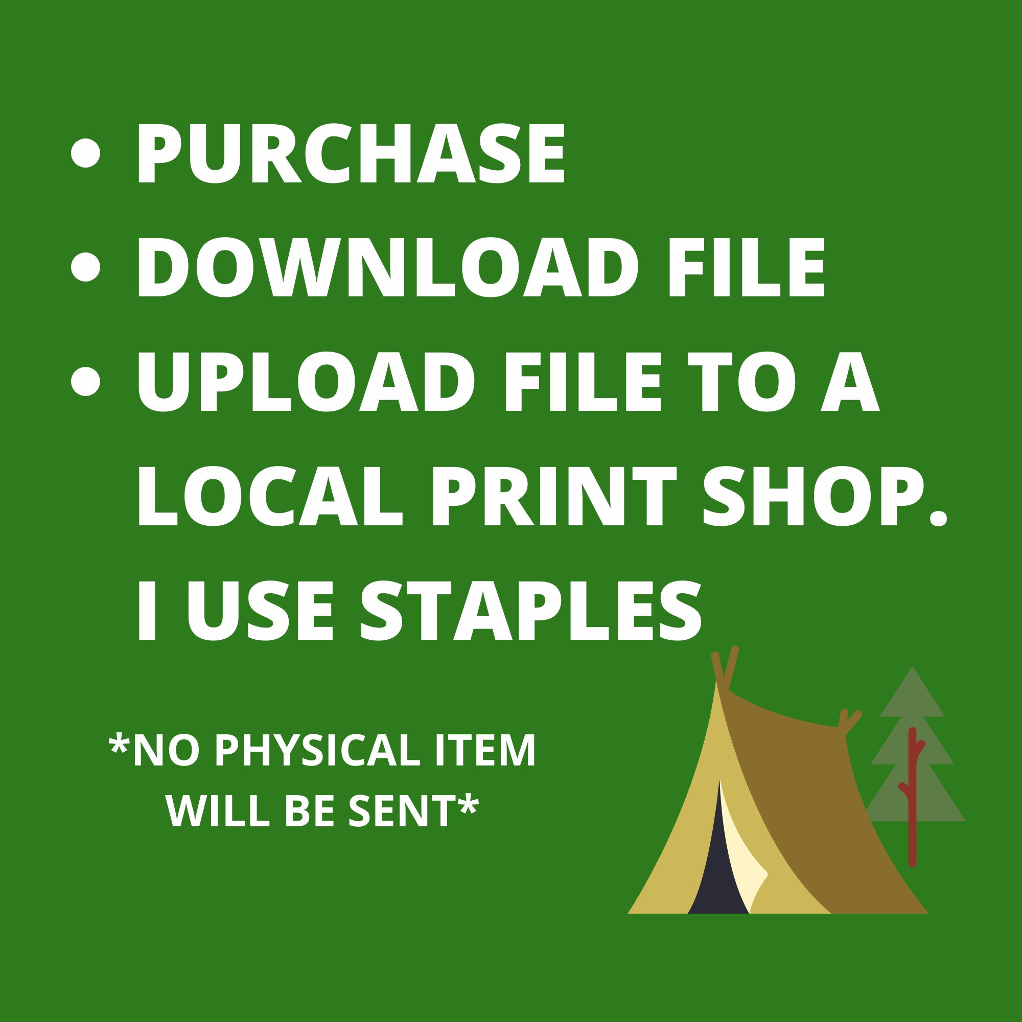 Camping Themed Coloring Poster for Kids, Printable Camping Coloring ...