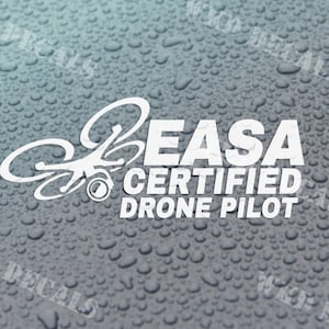 EASA Certified Drone Pilot - Drone, Case Sticker, Vehicle Decal, UAV ...