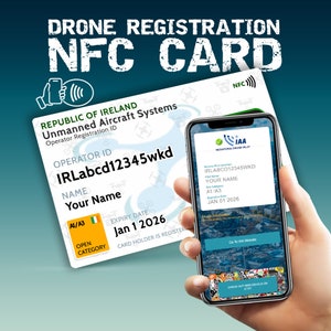 Drone Pilot ID Card FAA, Easa, Iaa, Caa... and More. - Etsy