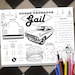 Retro Diner Coloring Placemat, American Diner Coloring Page, Kids Retro ...