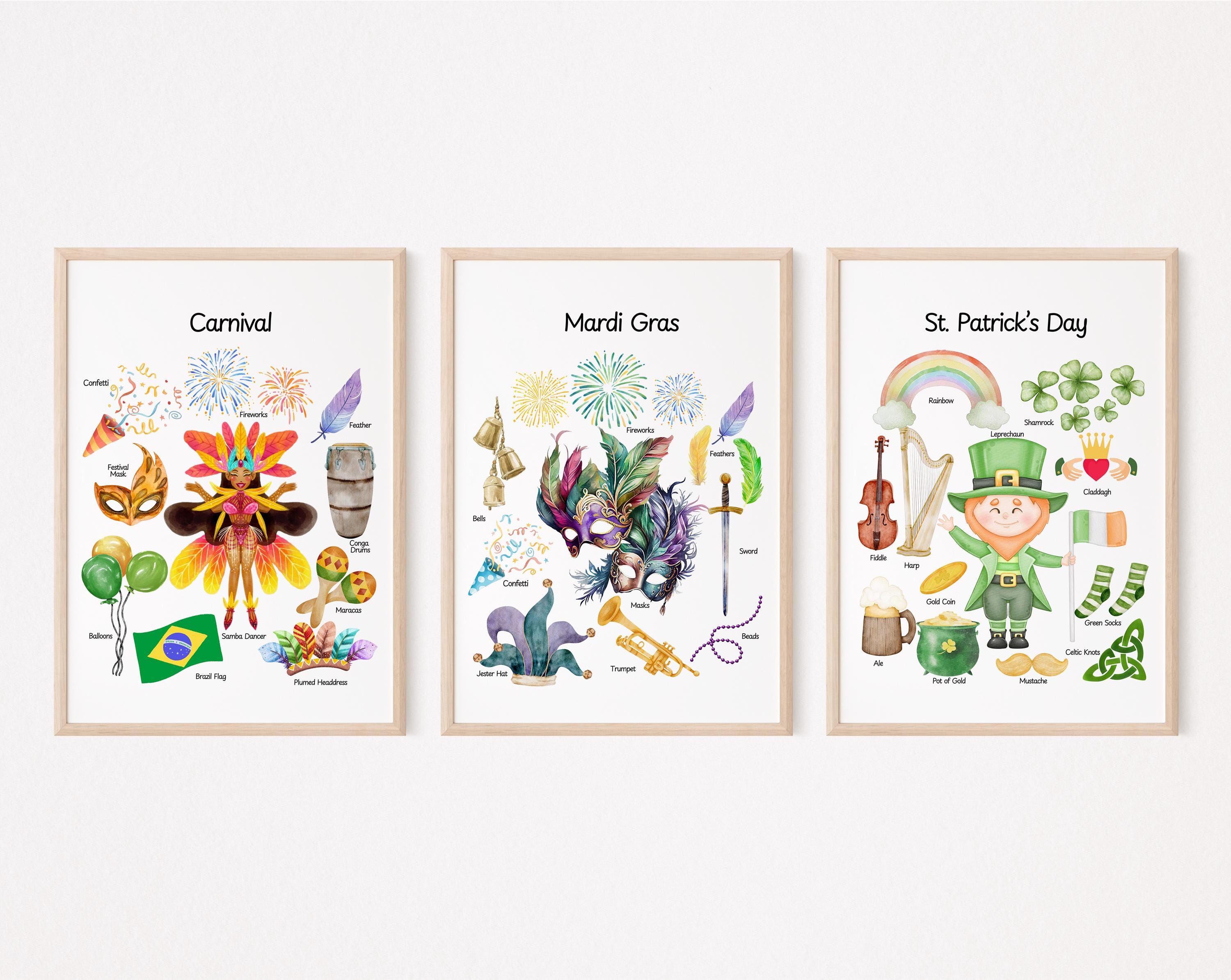 18 Holidays Around the World Poster Bundle, Holidays Educational ...