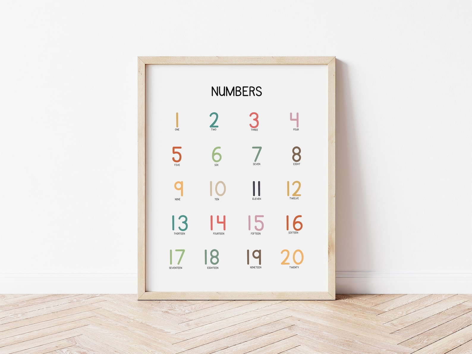 Rainbow Alphabet Poster, ABC Printable, Educational Wall Art, ABC ...