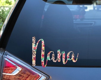 Nana Window Decal - Etsy
