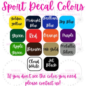 Cheer Team Vinyl Decal Sticker - Etsy