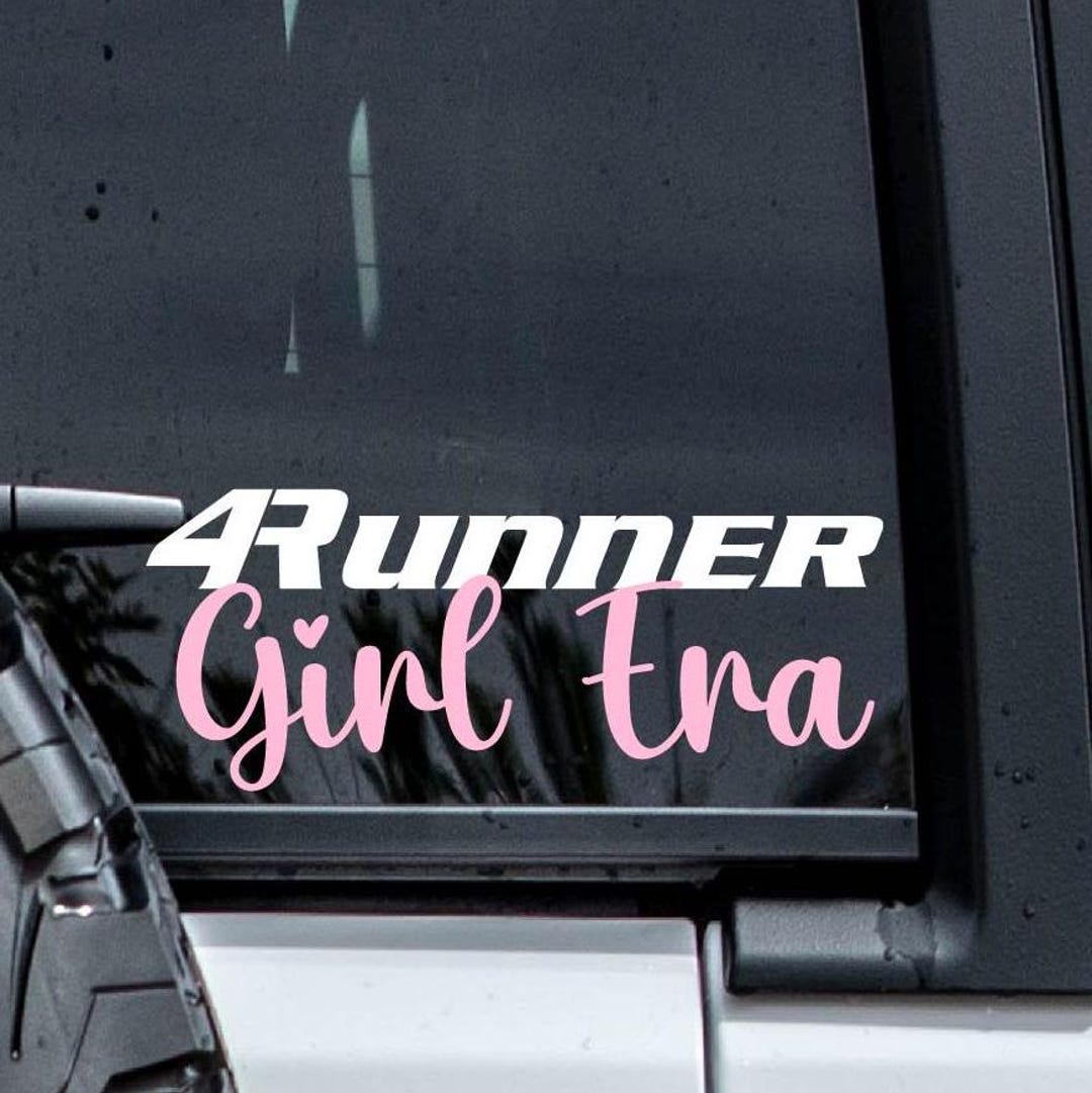 4runner Girl Era Vinyl Window Decal Sticker. - Etsy