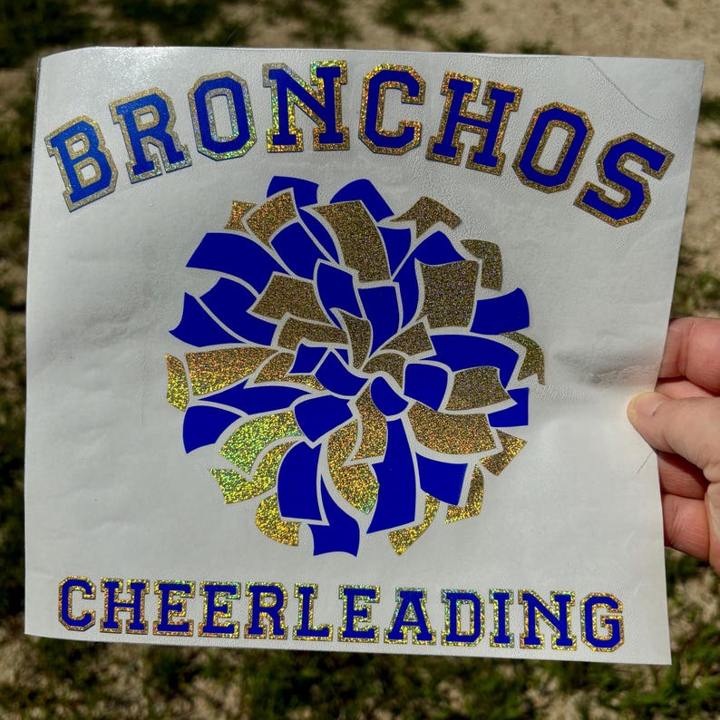 Cheer Team Vinyl Decal Sticker - Etsy