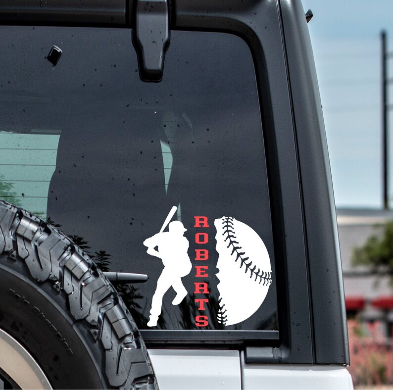 Personalized Baseball Team Vinyl Decal Sticker. - Etsy