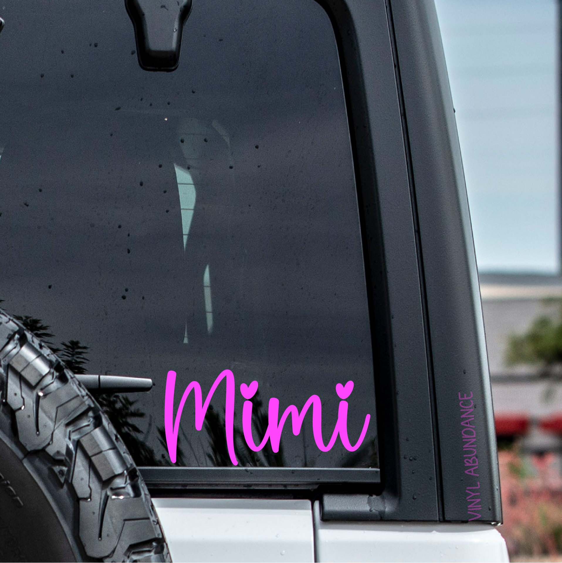 Mimi Vinyl Window Decal Sticker. - Etsy