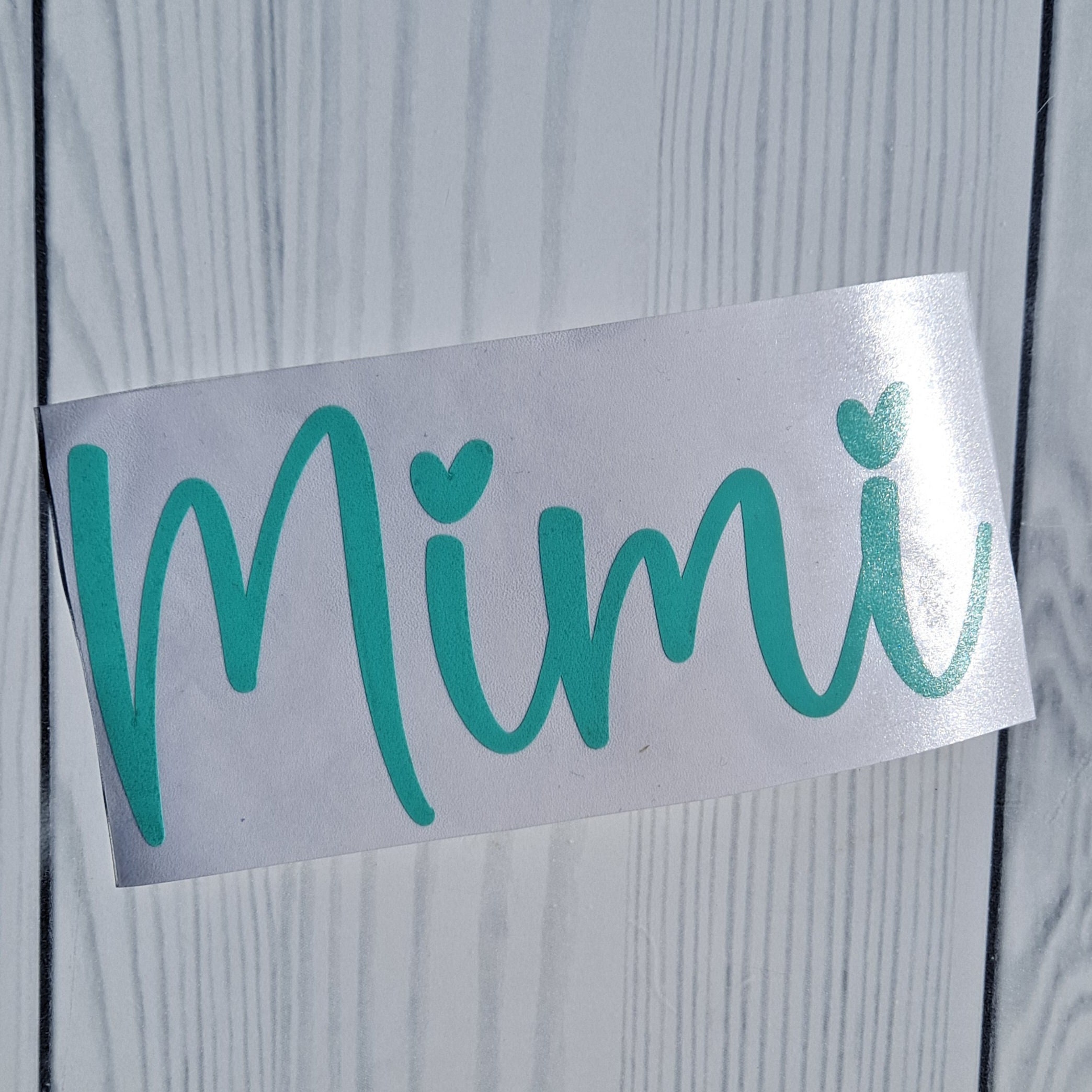 Mimi Vinyl Window Decal Sticker. - Etsy