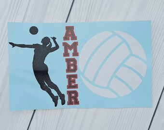 Volleyball Window Decal - Etsy