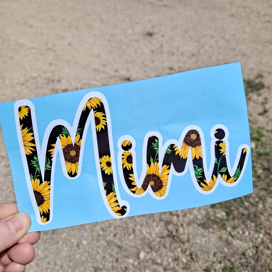 Mimi Car Window Vinyl Decal – Fun Sticker for Mimi - Etsy