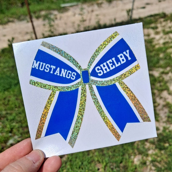School Cheer Bow - Etsy