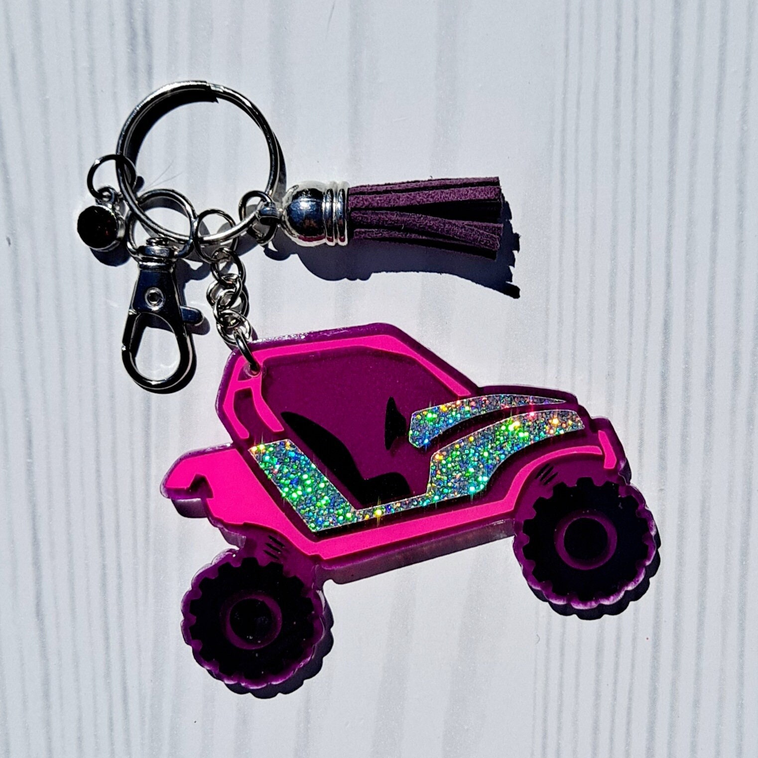 Custom Glow in the Dark Two Seat Side by Side UTV Keychain. - Etsy