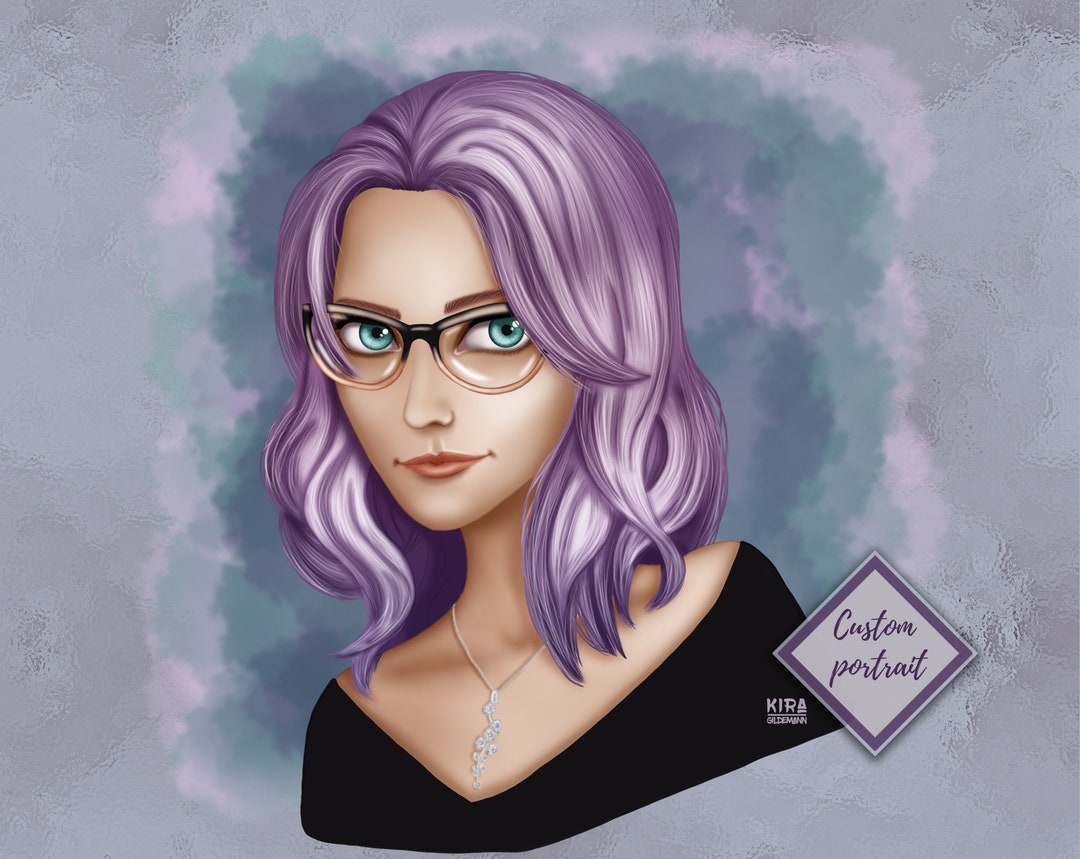 Custom Avatar, Portrait Logo, Procreate Portrait, Digital Portrait ...