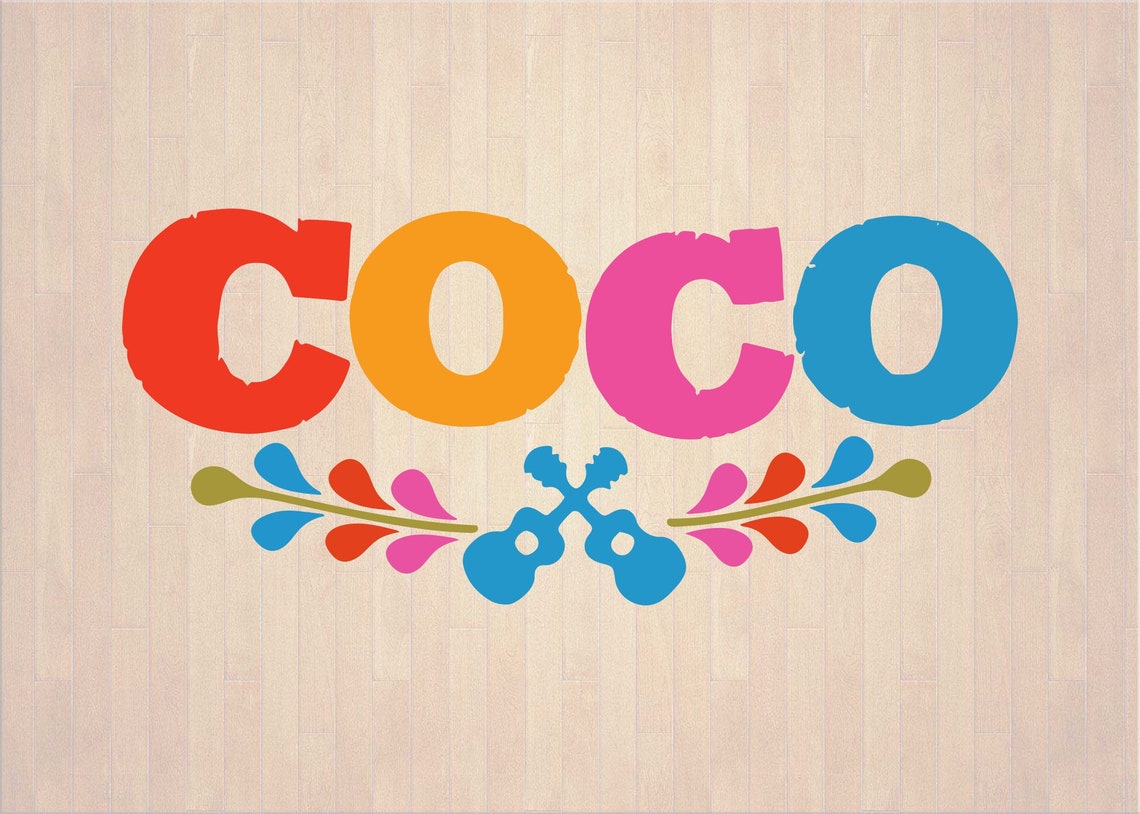 COCO SVG Cutting Files Disney Coco Svg 01 svg dxf Cricut | Etsy