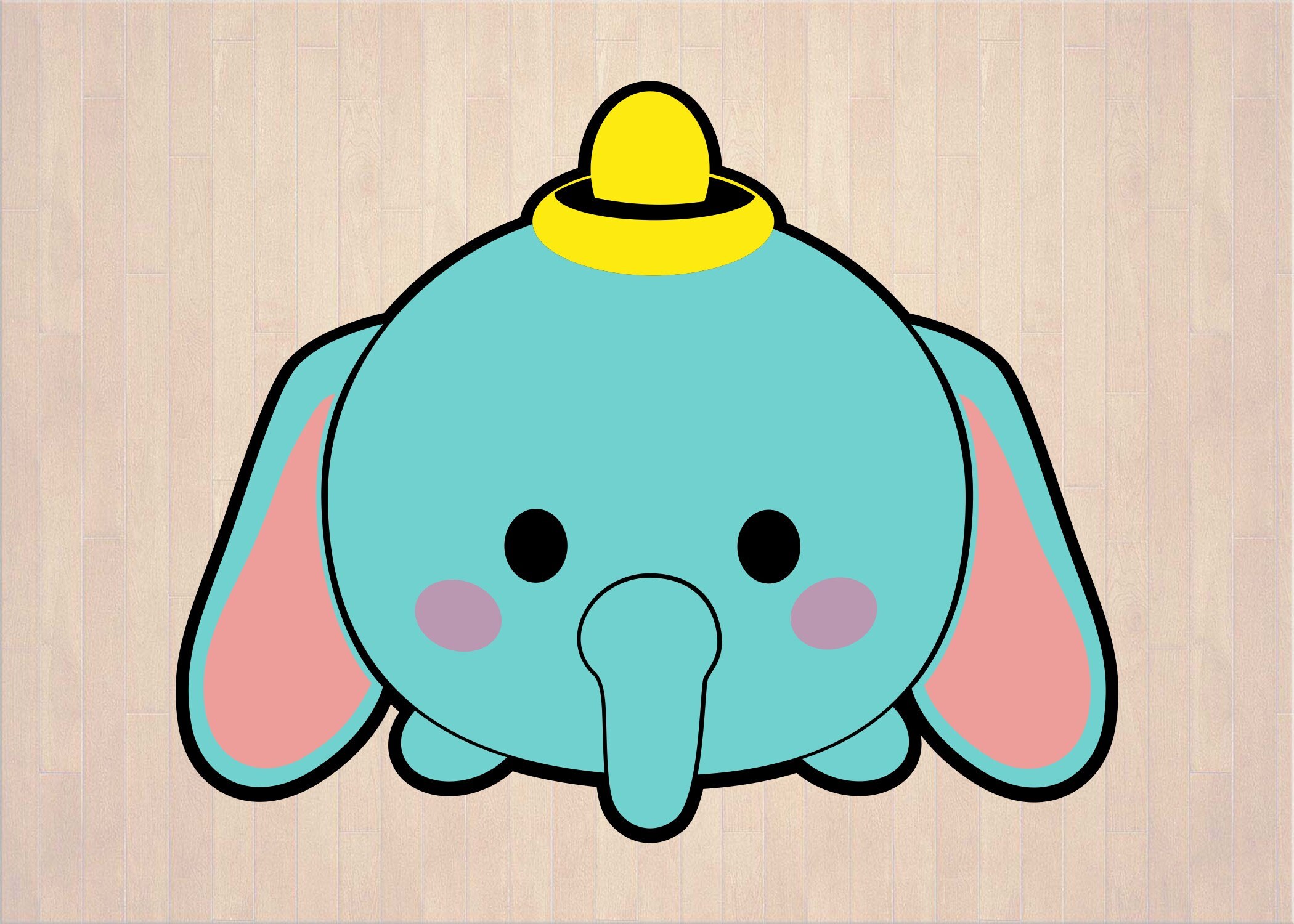 Disney Tsum Tsum Characters 025 svg dxf Cricut Silhouette | Etsy