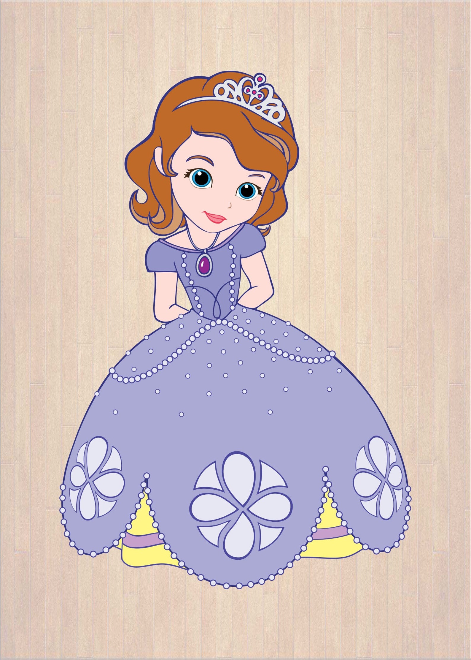 Sofia The First Svg 01 Svg Dxf Cricut Silhouette Cut File Etsy