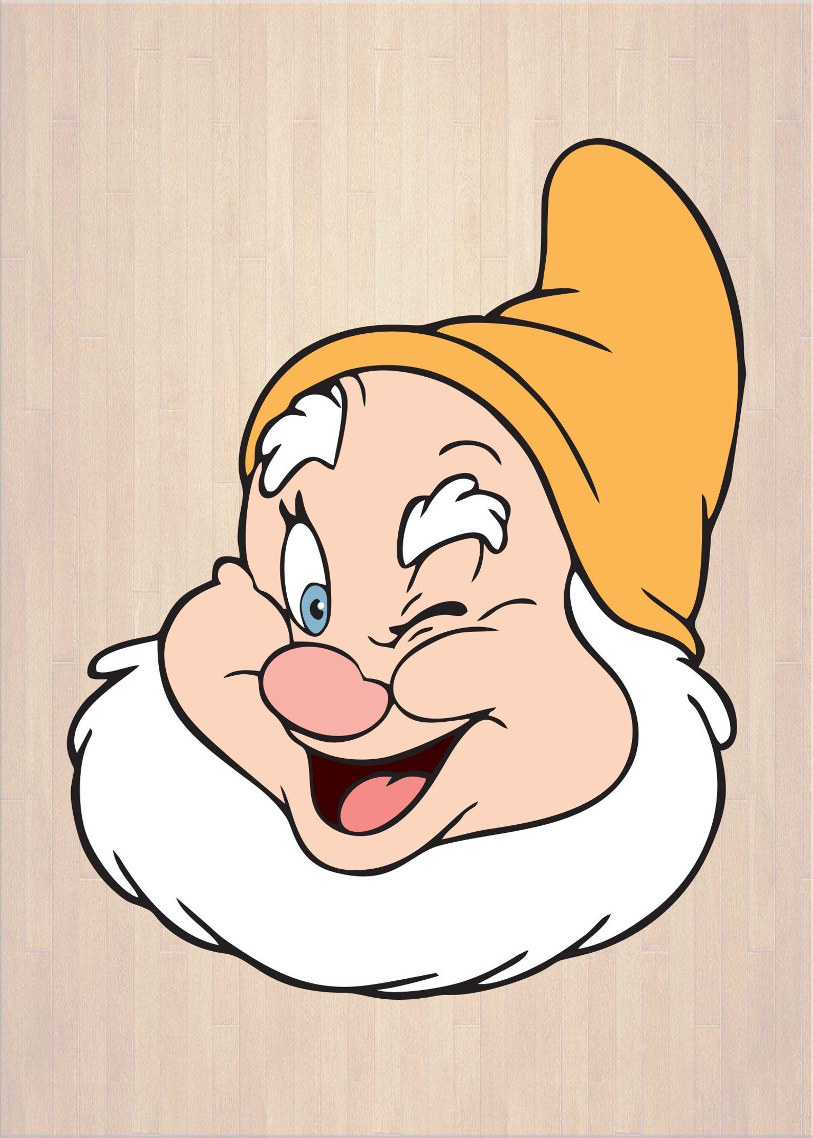 Snow White Svg Dwarf Happy Svg Seven Dwarfs Svg 01 svg dxf | Etsy