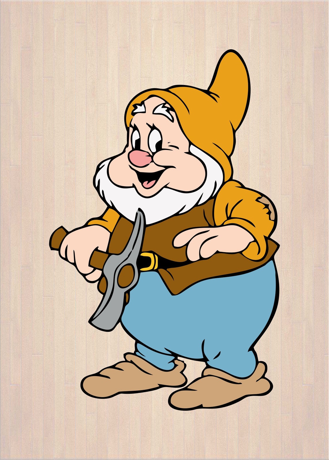 Blancanieves Svg Enano Feliz Svg Siete Enanitos Svg 04 svg | Etsy