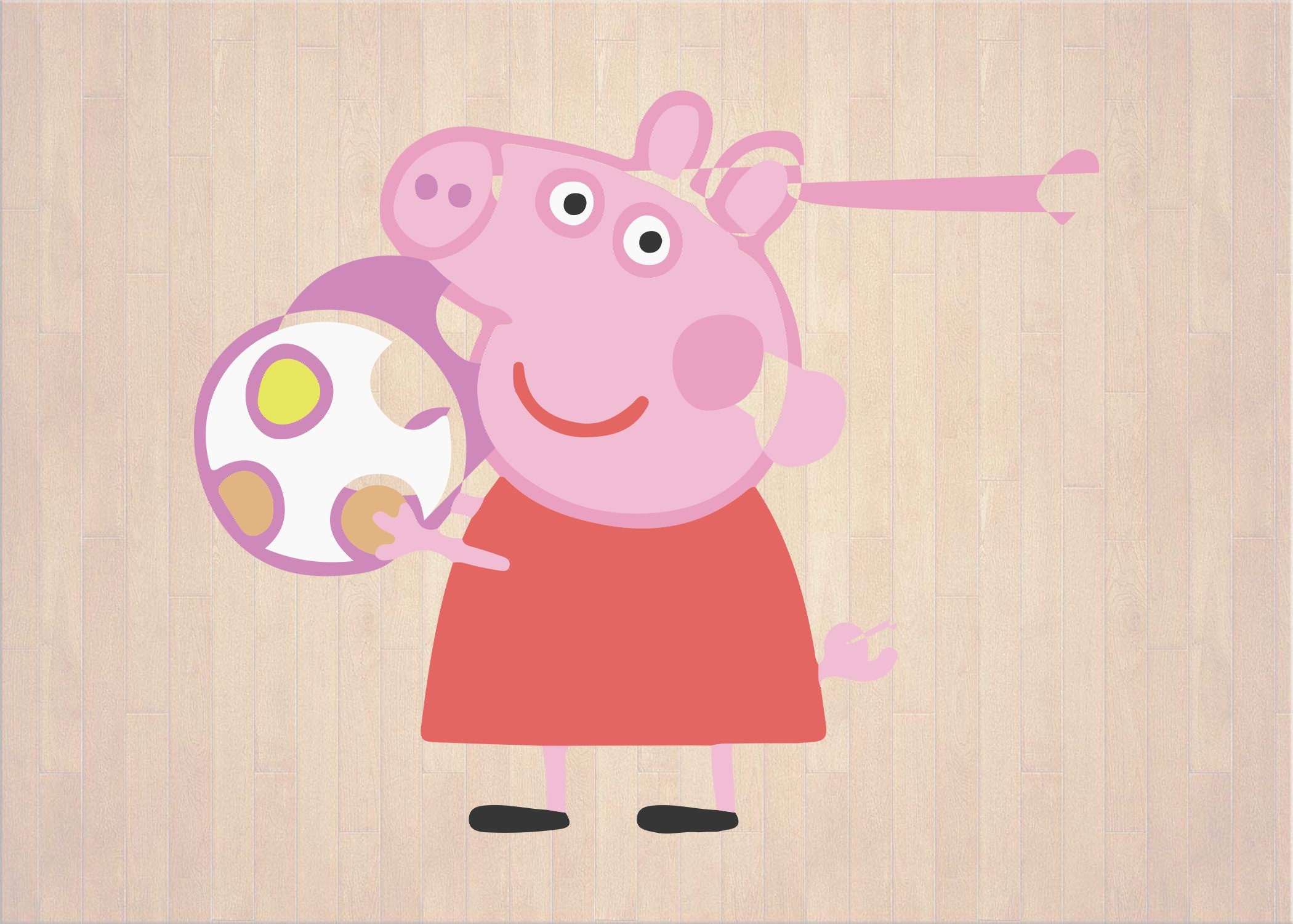 Peppa Pig SVG 032 svg dxf Cricut Silhouette Cut File | Etsy