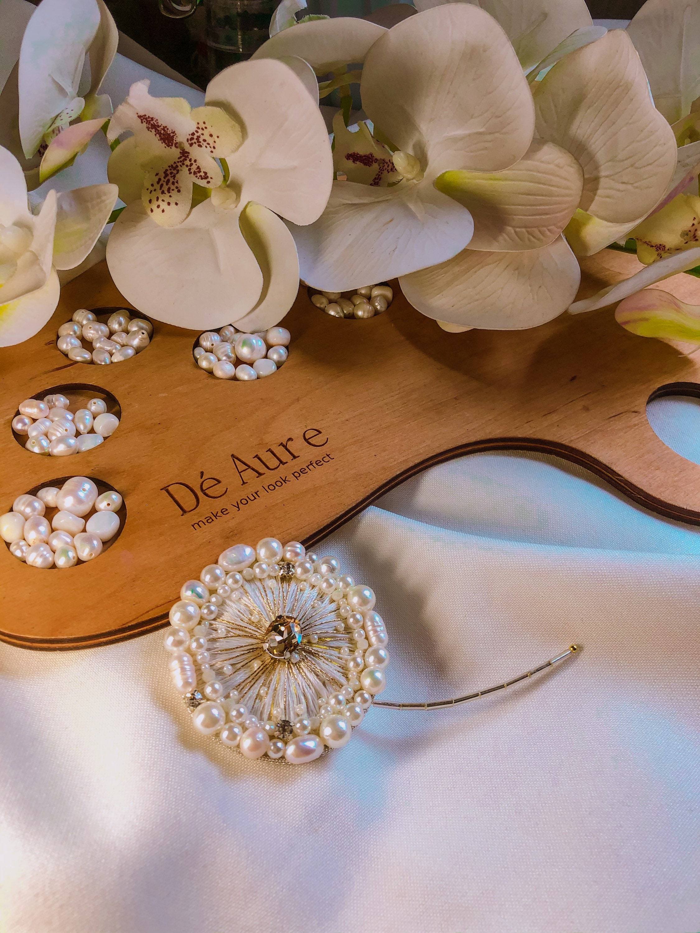 Dandelion Brooch White Embroidery Dandelion Pin Gift for Her - Etsy