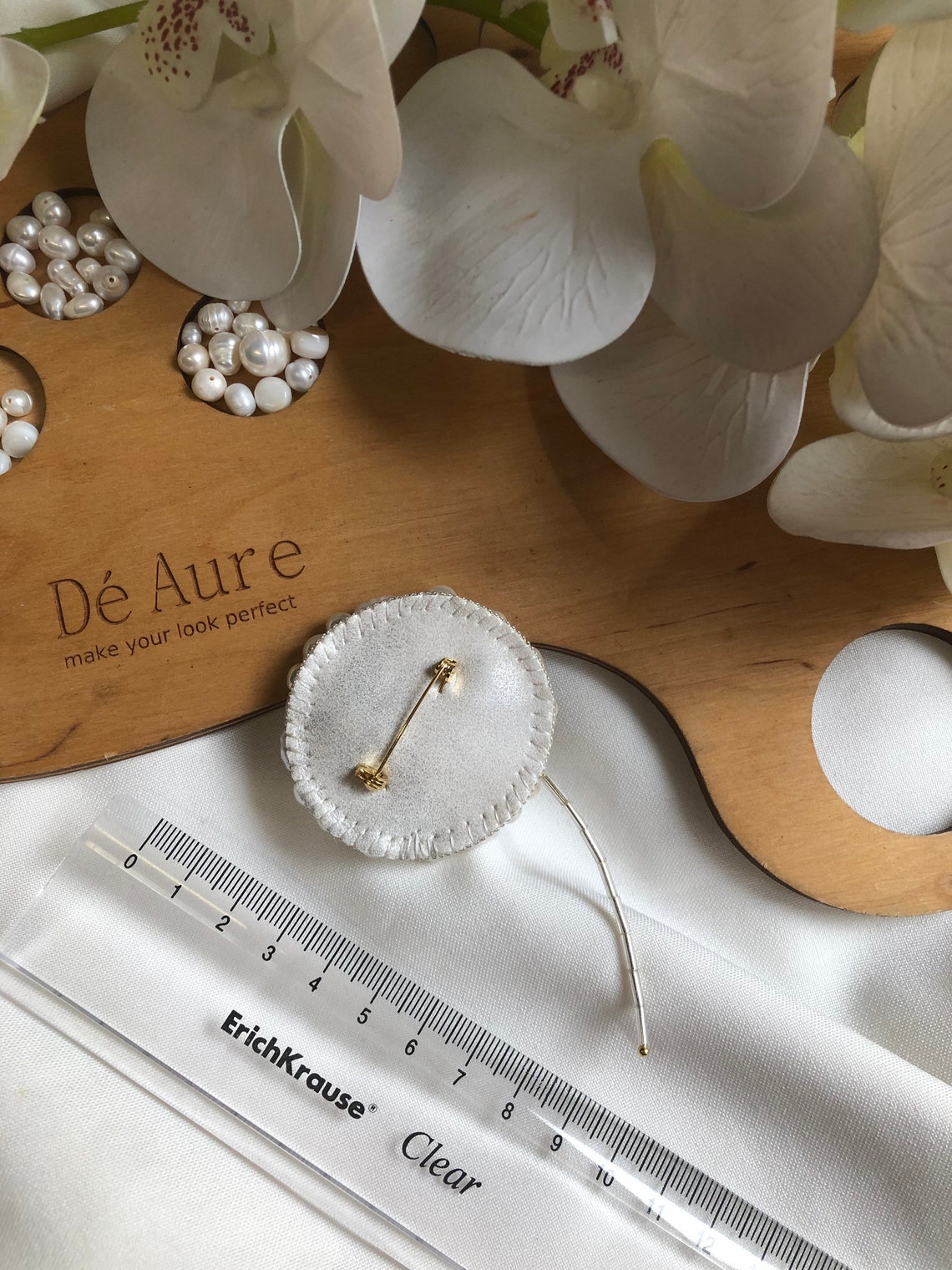 Dandelion Brooch White Embroidery Dandelion Pin Gift for Her - Etsy