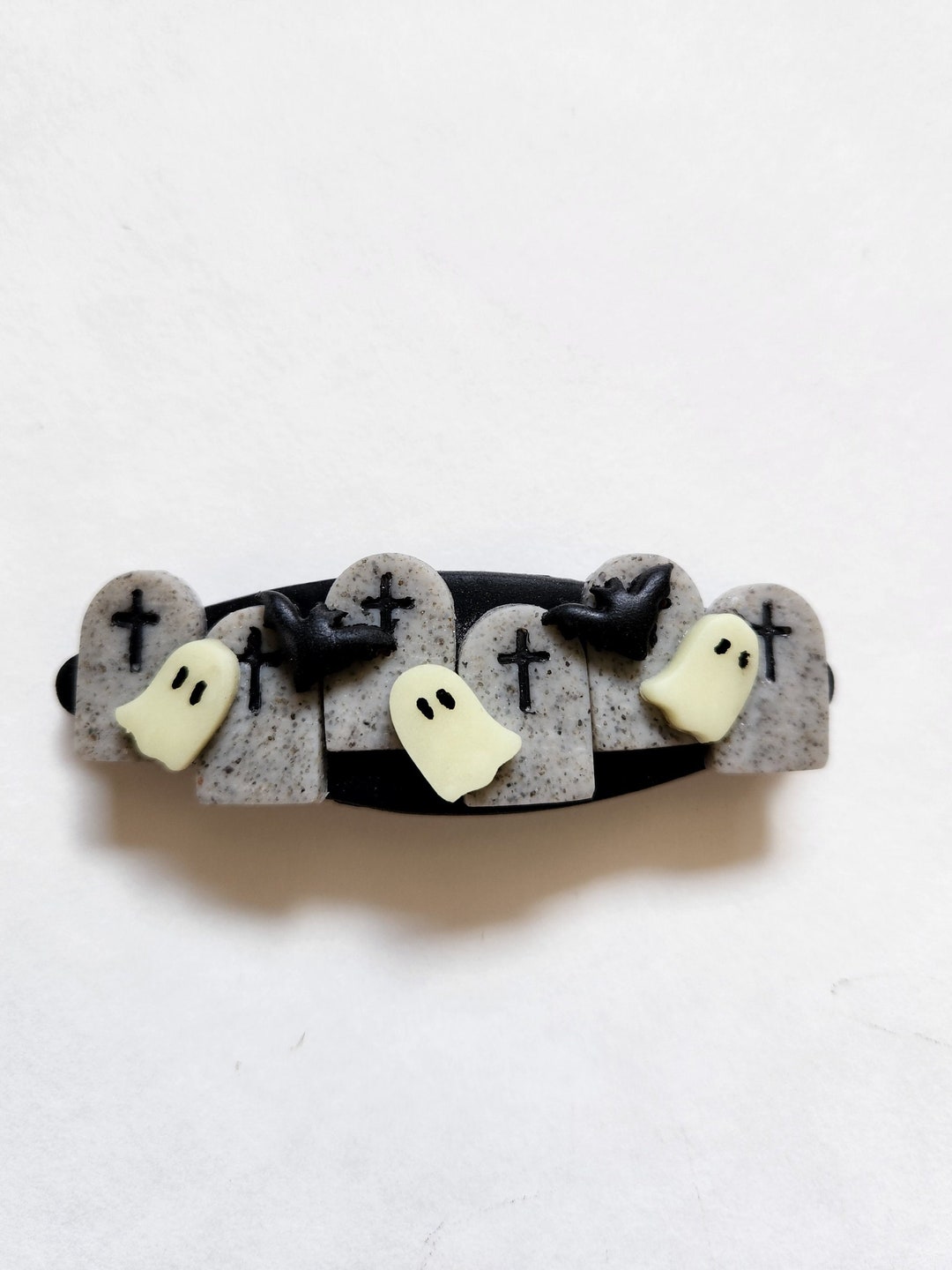 Halloween Hair Barrette, Ghost Hair Clip, Glow in the Dark Ghost Hair ...