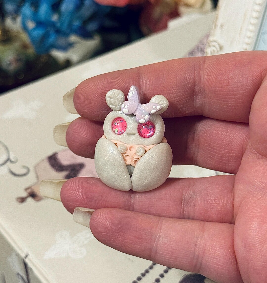 Polly the Mothman Clay Sculpture - Etsy Australia