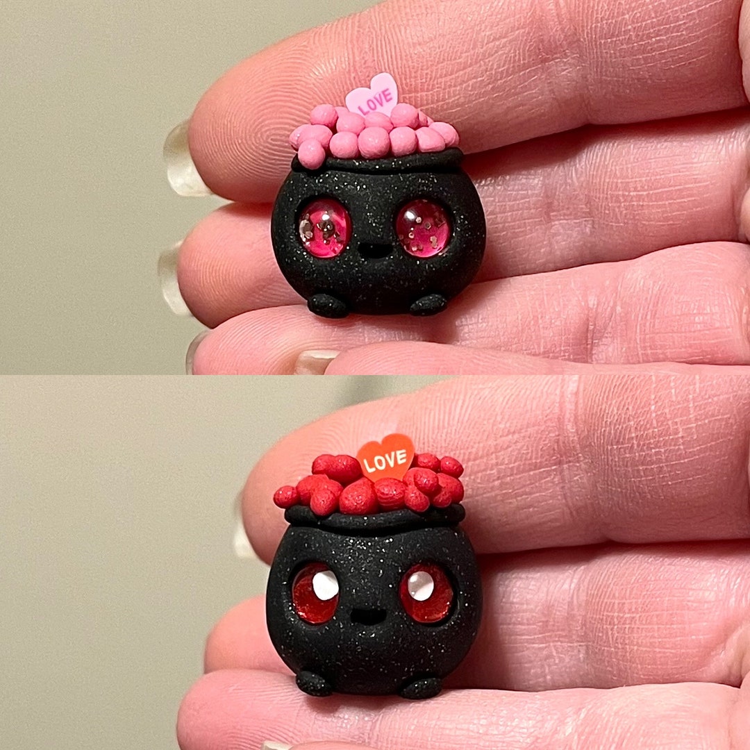 Custom Love Cauldron Clay Sculpture - Etsy