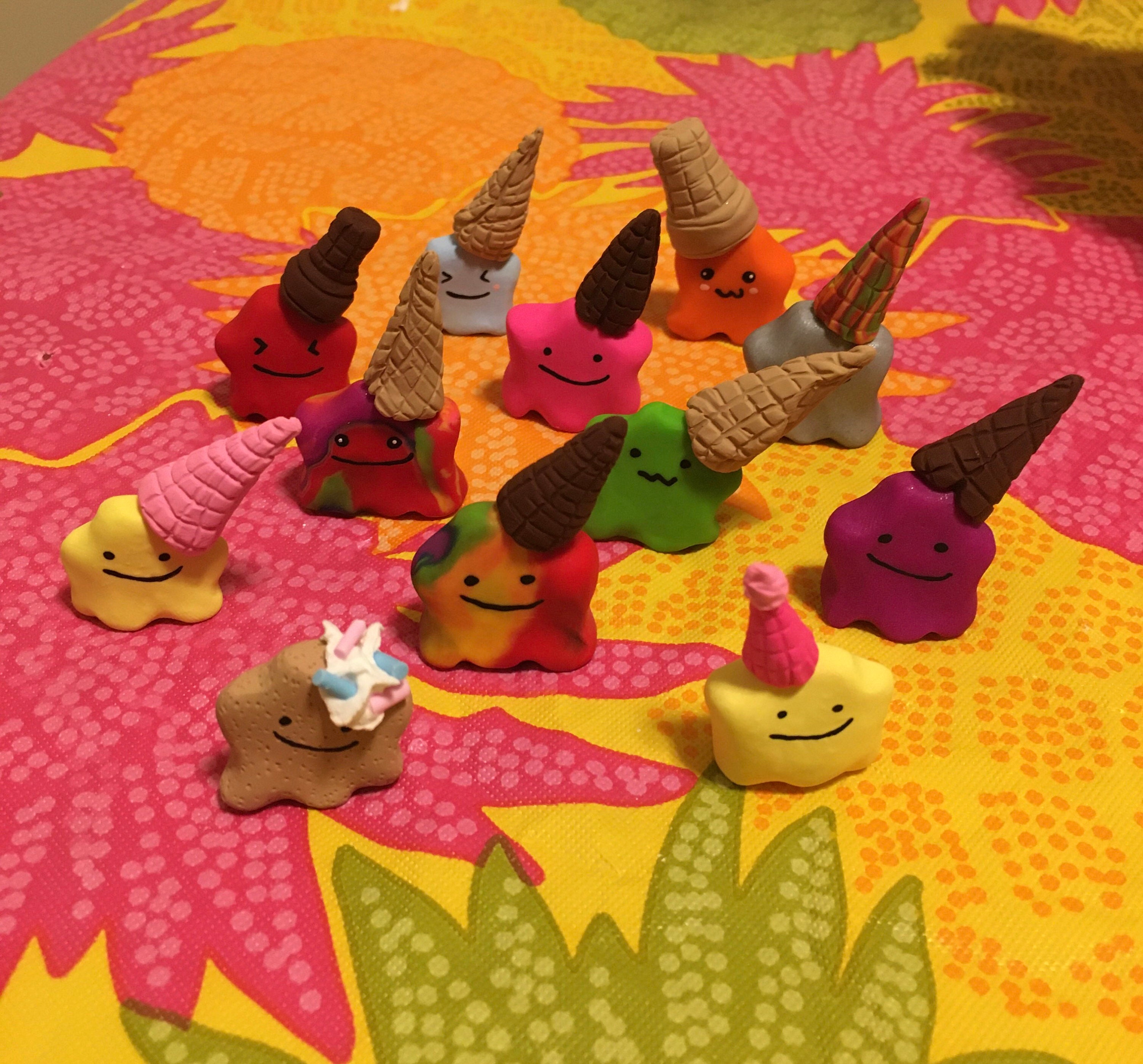 One Surprise Ditto Clay Sculpture | Etsy