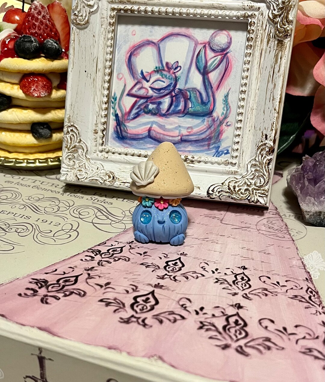 PREORDER Eleanor the Beach Mushling Clay Sculpture - Etsy