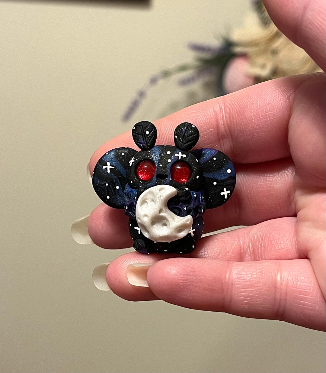 PREORDER Starlight the Galaxy Mothman Clay Sculpture - Etsy