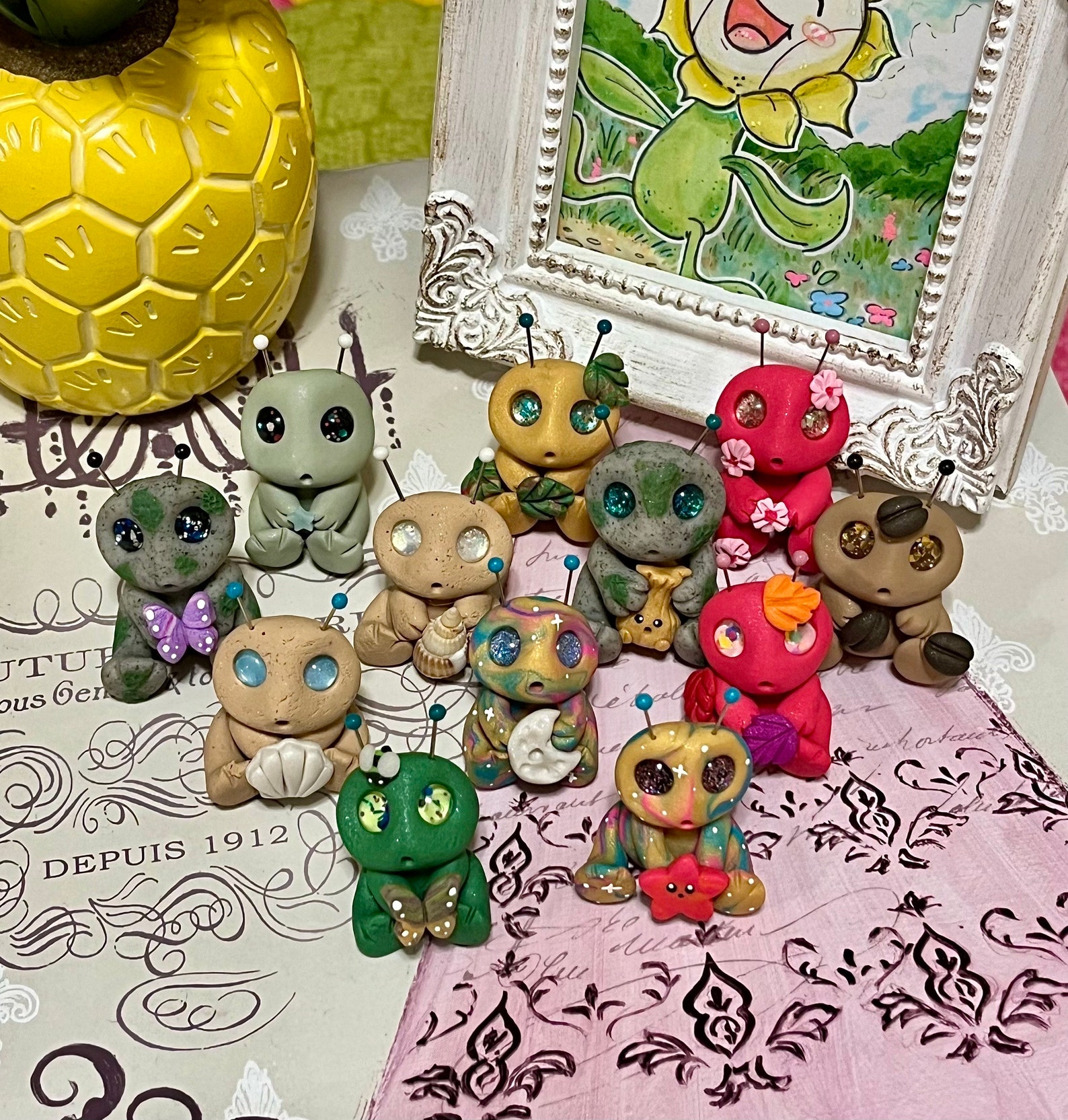 Mystery Alien Clay Sculpture - Etsy