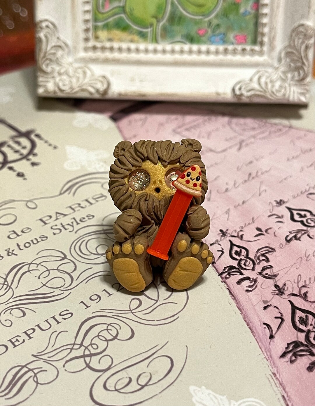 Leon the Yeti Clay Sculpture - Etsy